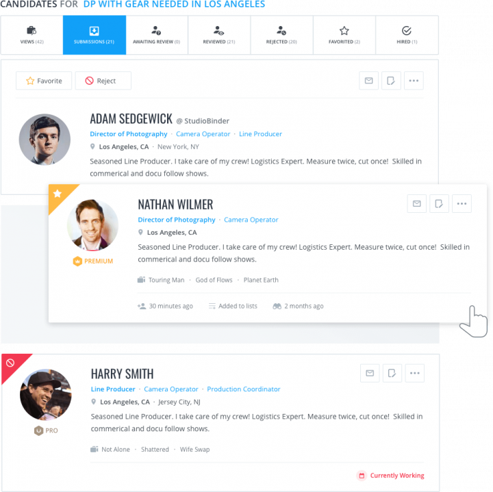 ProductionBeast Job Search | Find Film, TV and Video Professionals